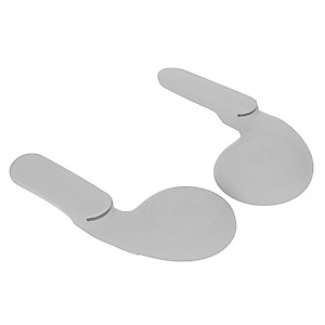 Replacement VR Silicone Earmuffs, Durable Silicone Earmuffs for Quest 2(Grey)