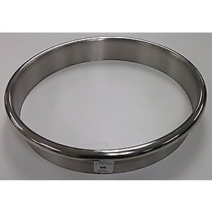 Kason Polished Stainless Steel 10" x 2" Trash Grommet