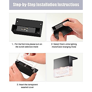 16 Pack Solar Deck Lights Fence Solar Lights Waterproof LED Solar Step Light, 2 Lighting Modes, Warm White/Color Changing, Outdoor Step Light for Patio, Steps, Pool, Railing, Stairs Decoration