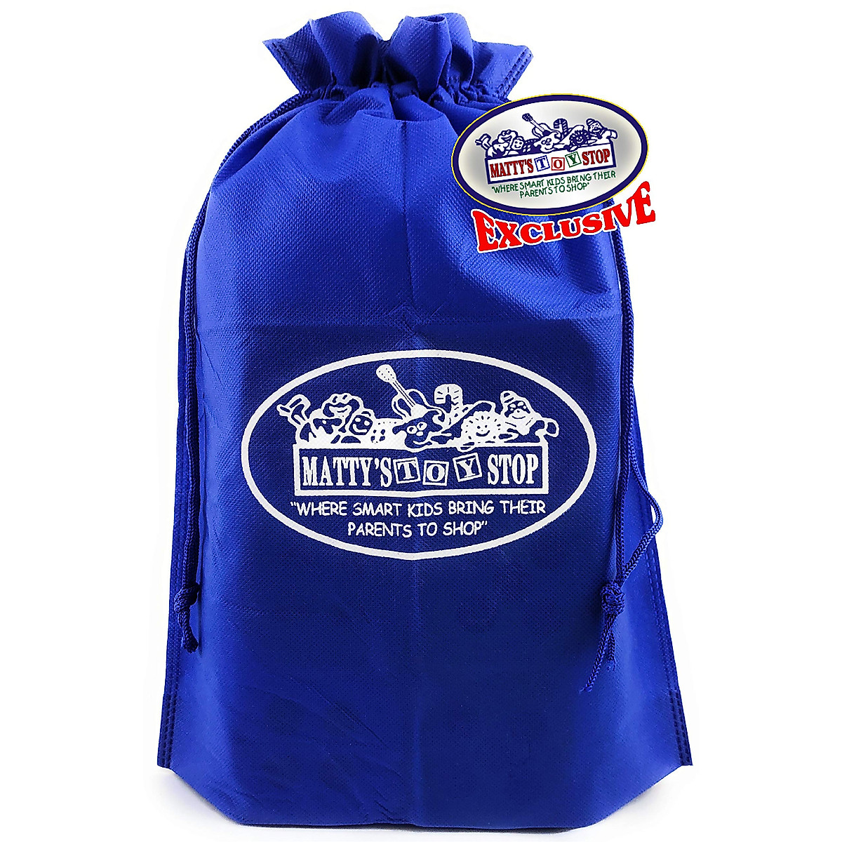 Deluxe Giant 3.15" EVA Foam Dice (Pack of 6) with Bonus Matty's Toy Stop Storage Bag