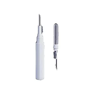 ToneGod Earbuds Cleaning Pen Fits for Airpods Pro 1 2 3 Multi Cleaner Kit Soft Brush for Bluetooth Earphones Case Compact Portable Multifunctional Cleaning Kit (White)