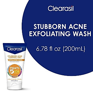 Clearasil Ultra 5in1 Exfoliating Wash, 6.78 oz. (Pack of 3)