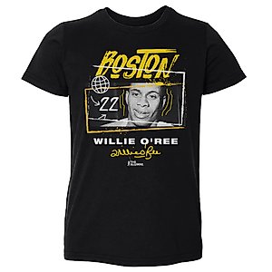 500 LEVEL Willie O'Ree Toddler Shirt (Toddler Shirt, 4T, Black) - Willie O'Ree Boston Tones WHT