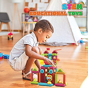 Contixo STEM Building Toys, ST5 144 pcs Bristle Shape 3D Tiles Set Construction Learning Stacking Educational Block, Creativity Beyond Imagination, Inspirational, Recreational Toy for Kids Ages 3-8