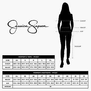 Jessica Simpson Women's Kiss Me Skinny Jeans, Sweet Charlotte, 31