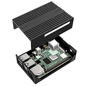 PI02 SilverStone Technology Aluminum case for Raspberry Pi 4 Model B (CS-PI02B)