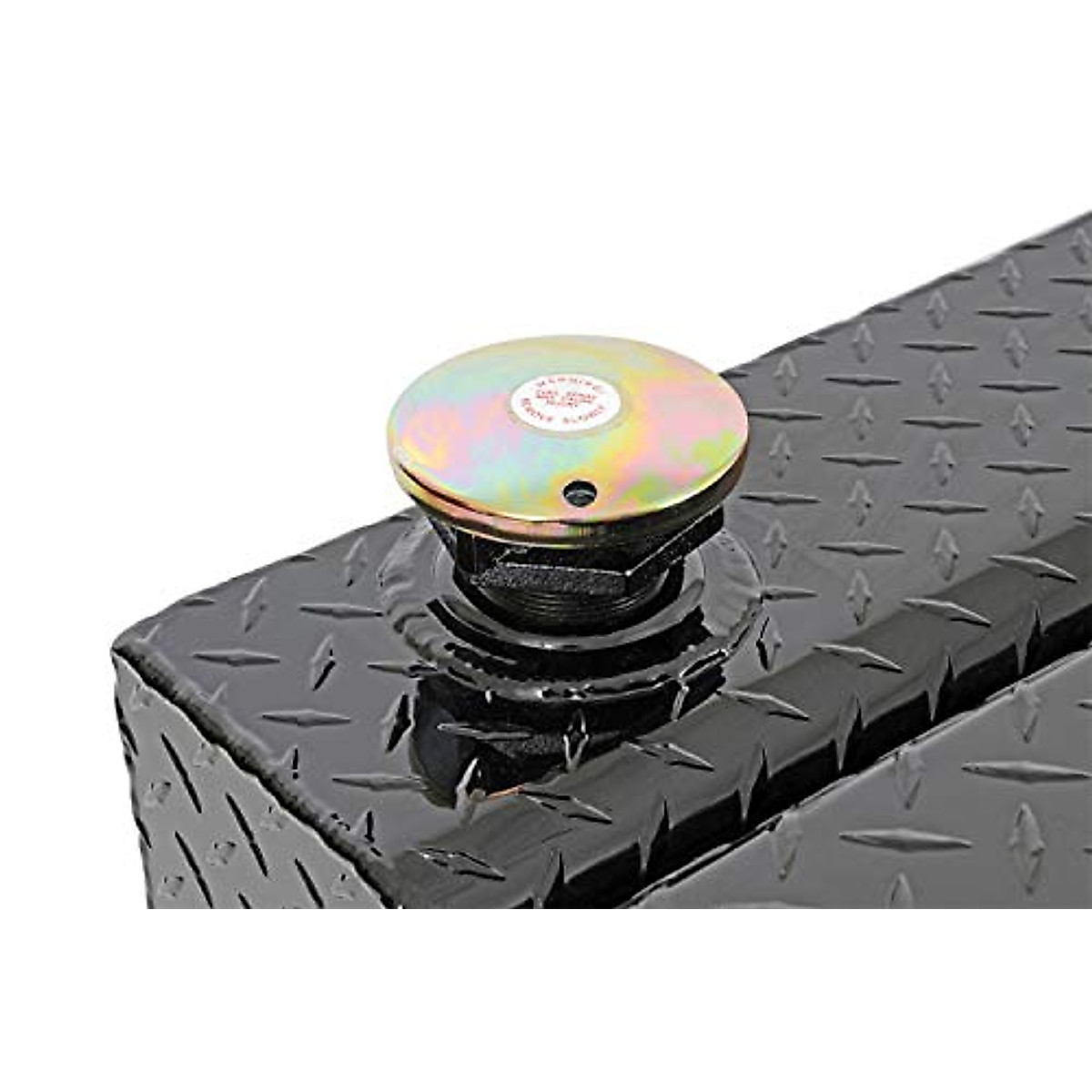 Dee Zee DZ91742XB (92 gallon) Auxiliary Diesel Combo Transfer Tank & Tool Box - Black Aluminum