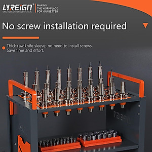 LYREIGN CNC Tool Holder cart, Multi-Purpose CNC Tool Holder Transfer car, CNC Rolling Carts for Ccapto Series Tool Holder, CNC Service Cart for Storehouse Factory