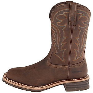Ariat Mens Hybrid Rancher Waterproof Western Boot Oily Distressed Brown 11.5 Wide
