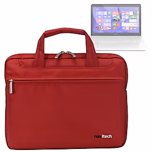 Navitech Red Case/Cover Bag Compatible with The Laptop/Notebook and Tablet PC's Compatible with The Sony VAIO Fit 15