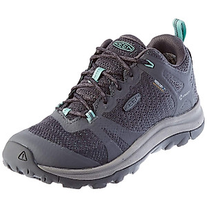KEEN Women's Terradora 2 Waterproof Low Height Hiking Shoes, Steel Grey/Ocean Wave, 8.5