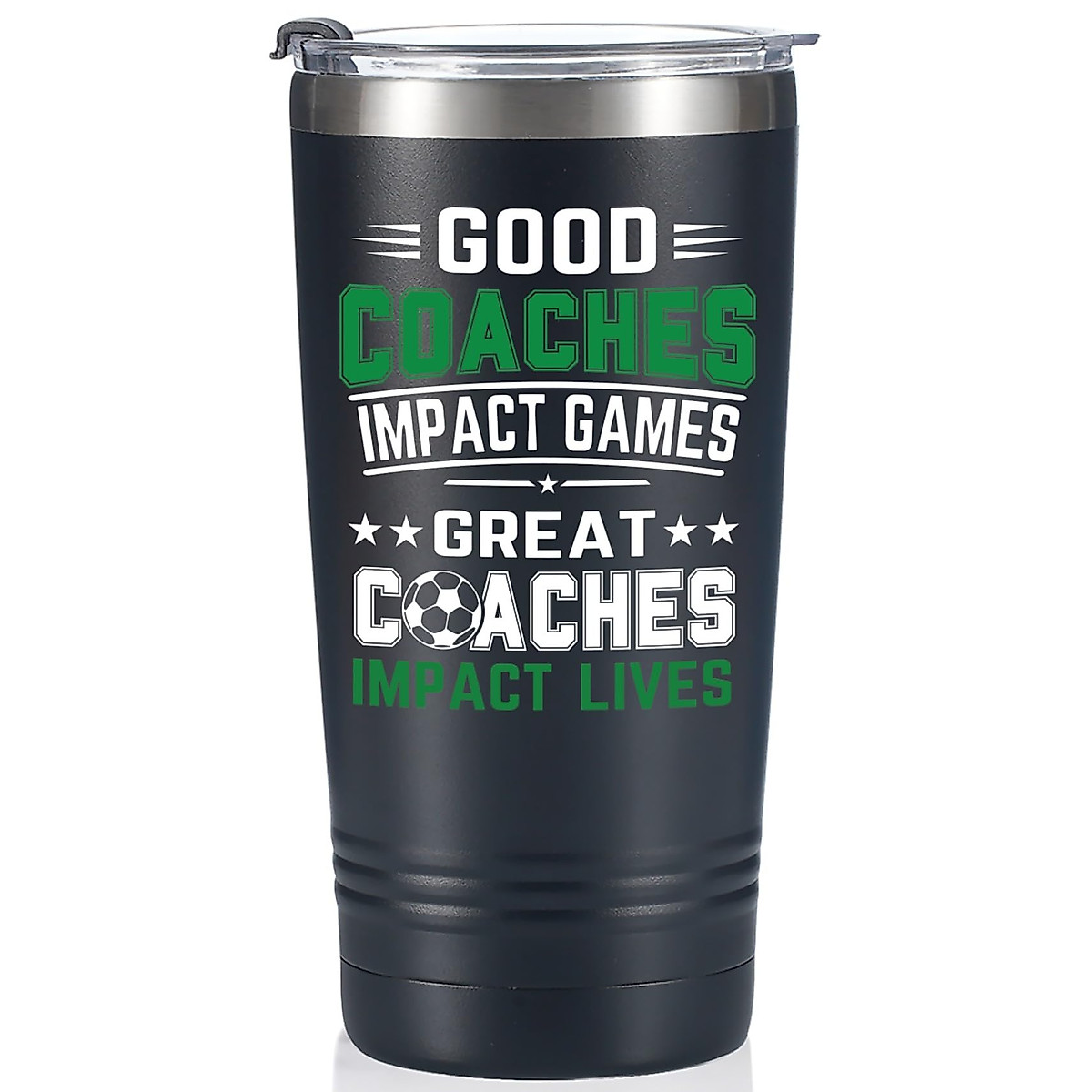 Onebttl Soccer Coach Gifts, Funny Gift Idea for Appreciation, Christmas, Birthday, 20oz Stainless Steel Insulated Tumbler Travel Mug