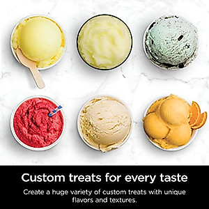 Ninja NC501 CREAMi Deluxe 11-in-1 Ice Cream & Frozen Treat Maker for Ice Cream, Sorbet, Milkshakes, Frozen Drinks & More, 11 Programs, with 2 XL Family Size Pint Containers, Perfect for Kids, Silver