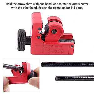 Mini Arrow Tube Cutter, Portable Alloy Steel Archery Tubing Cutter for 3-22mm Arrow