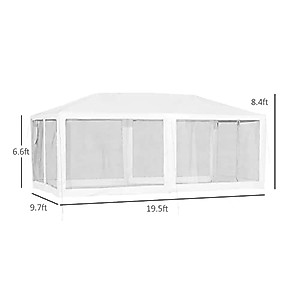 RUIZE Hardtop Gazebo, Galvanized Steel Canopy with Netting and Shaded Curtains, Aluminum Frame Polycarbonate Hardtop Gazebo for Backyard, Patio, Garden
