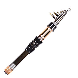 1.3M/1.5M/1.8M/2.1M/2.4M Fishing Rod Carbon Telescopic Fishing Rod Mini Portable Fishing Rod Sea Pole for Adults Kids Outdoor Sport Travel Freshwater Saltwater Fishing (1.3M)