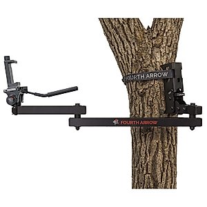 Fourth Arrow Camera Mounting Arm for Filming Hunts - Fourth Arrow Baton Beginner Arm With Video Head for Small Cameras & Cell Phones, Lightweight Durable & Versatile, Easy to Use, Wide Range of Motion