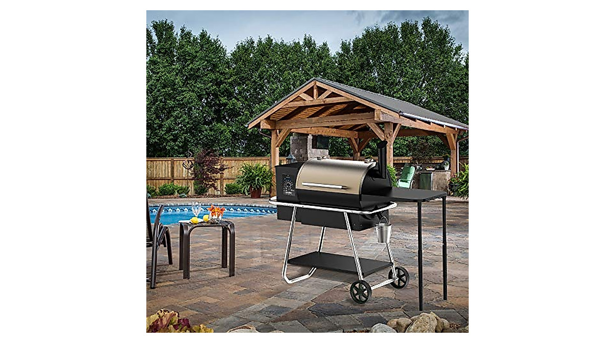 Stanbroil Pellet Grill Work Table | Universal Side Shelf for Grilling