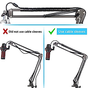 Mic Arm for HyperX QuadCast - Professional Boom Arm Compatible with HyperX QuadCast S and QuadCast Microphone, Adjustable Scissor Microphone QuadCast Boom Arm by YOUSHARES