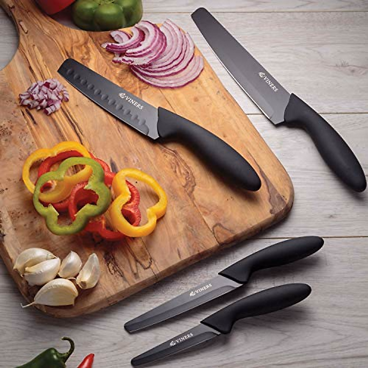 Viners Assure 4 Piece Knife Set, Stainless Steel