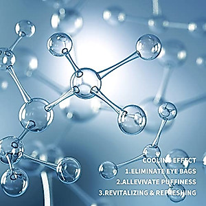 ROUSE Under Eye Collagen Patches Hyaluronic Acid Cooling Eye Mask Anti-Wrinkle Eye Gel Treatment Masks Eye Bags Puffiness Fine Lines Removal Eye Care-20 Pairs