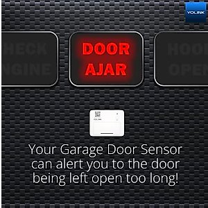 YoLink Smart Garage Door Solution Kit - Convert Any Garage Door to Smart in Seconds! Battery-Powered, No-Wires, No-Tools Super-Easy Installation. Compatible with Alexa & IFTTT