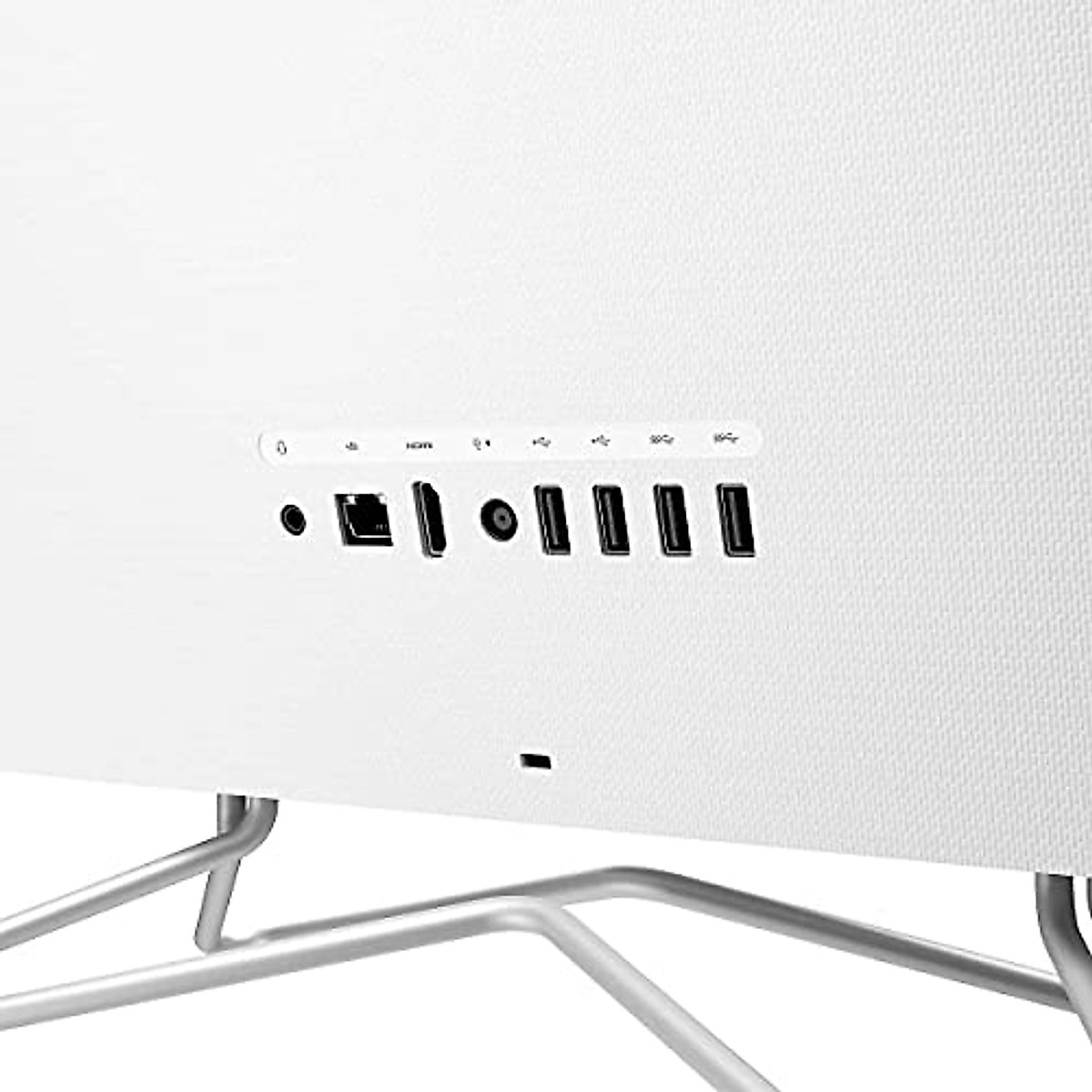 HP 2021 All-in-One Desktop Computer, 23.8" Full HD Touchscreen, 11th Generation Intel Core i5-1135G7 Processor, Intel Iris Xe Graphics, 32GB RAM, 1TB SSD, Webcam, DVD-RW, Windows 10 Home,White