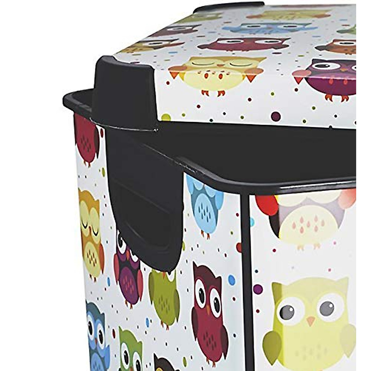 Curver Stockholm Owls Deco Storage Box Multi Colour, 22 Litre