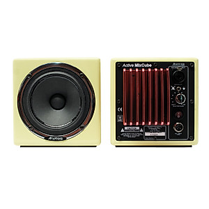 Avantone Active MixCube Powered Full-Range Mini Reference Monitors - Creme, Pair