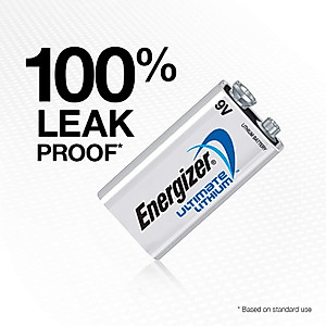 Energizer Ultimate Lithium 9V 2-Pack