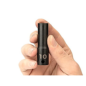 TEKTON 3/8 Inch Drive x 10 mm Deep 6-Point Impact Socket | SID13110