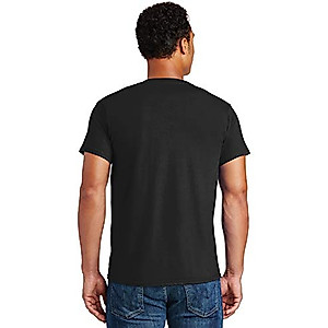 Hanes Men's Nano Premium Cotton T-Shirt (Pack of 2), Black, X-Large