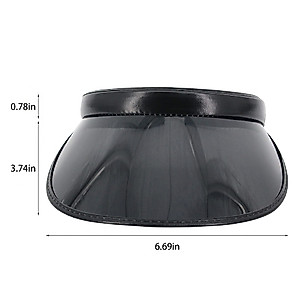 Surkat Unisex Sun Visor UPF50 Protection UV Protective Sun Cap Transparent Cover Sun Hat