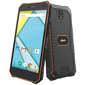 Plum Gator 4 - Rugged Phone Unlocked 4G GSM 13 MP Camera 5" Display IP68 Water Proof Shock Proof 5000 mAh Powerful Battery