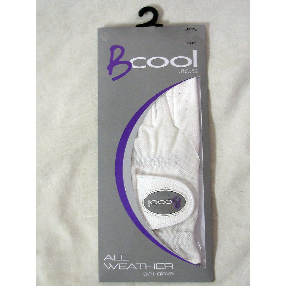 Quality Sports B Cool All Weather Golf Glove (White, Left, Medium, Ladies)