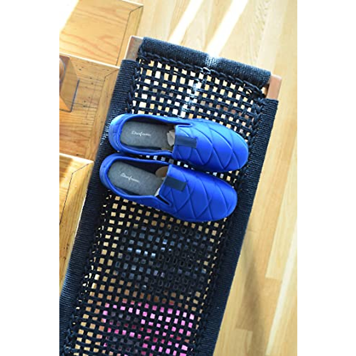 Dearfoams Men's Andy Water Resistant Lightweight Clog Slipper, Ocean Blue, 11-12