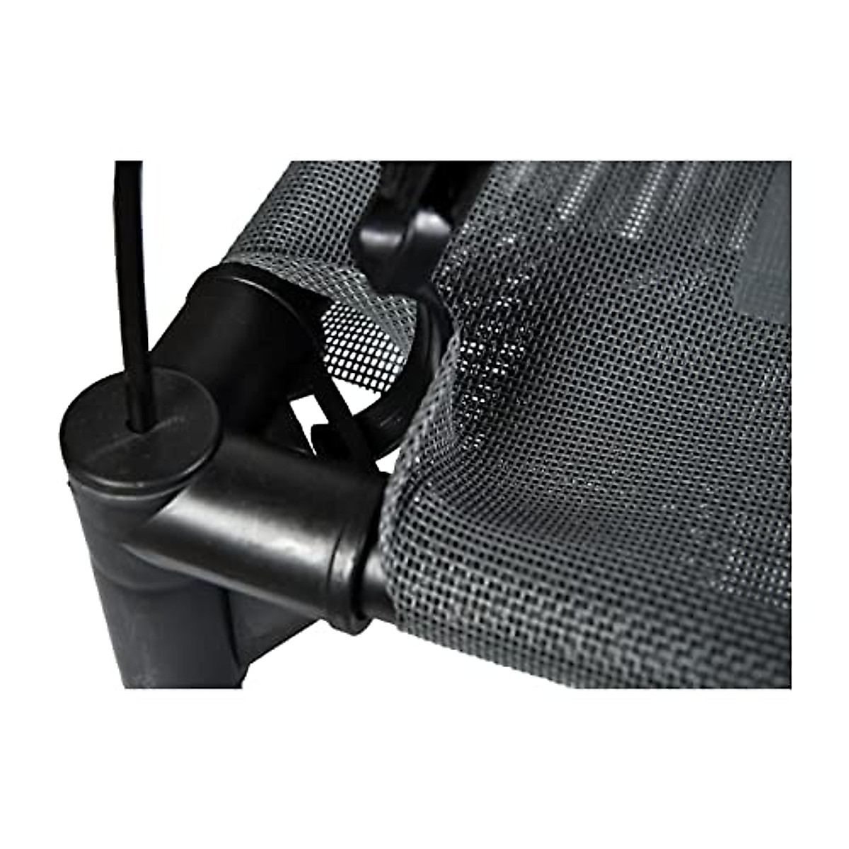 Go Gear Outdoor Elevated Pet Bed Mat for Cats & Dogs with UV & Water Resistant Canopy Gray, Medium