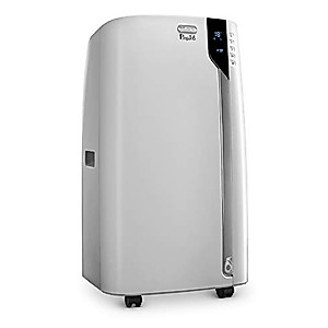 De'Longhi 14000 BTU Portable Air Conditioner, Dehumidifier & Fan + Cool Surround Remote w/Built-in Temperature Control Sensor & Quiet Mode, 700 sq ft, XLarge Room, Pinguino 8600 BTU (DOE), White