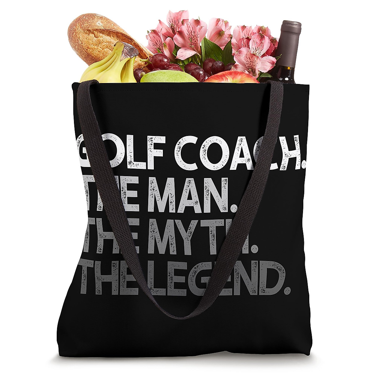 Golf Coach Man The Myth Legend Gift Tote Bag