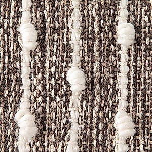 DII Slub Rug Collection Recycled Cotton Loop, 2x3', Stone