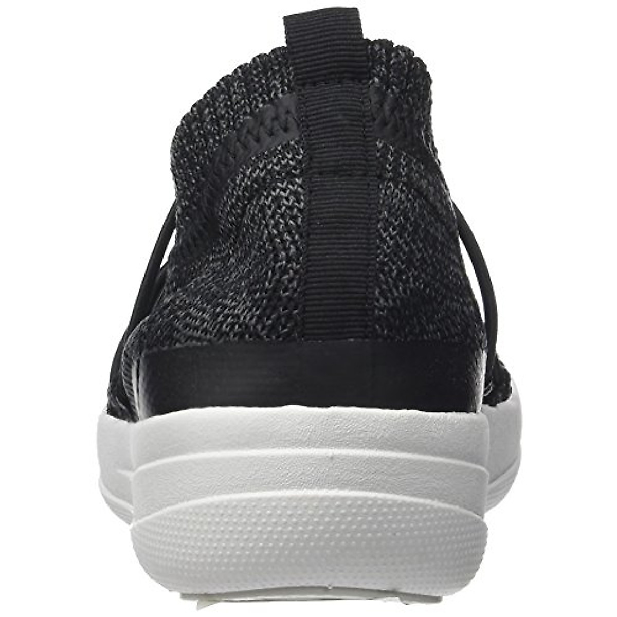 FitFlop Women's Uberknit Slip-ON Ghillie Sneakers Trainers, Multicolour (Black/Soft Grey 546), 3 UK 36 EU