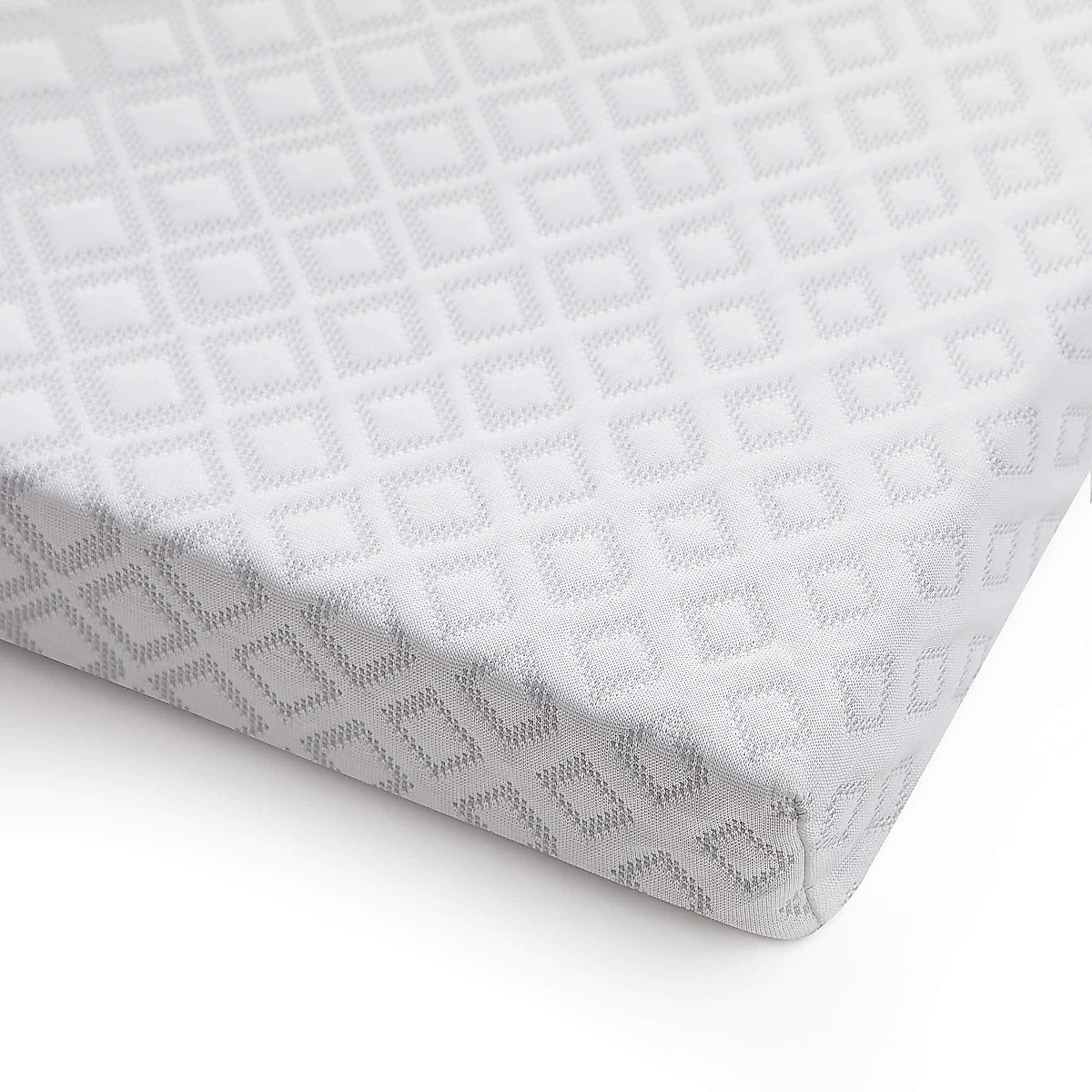 Malouf CARBONCOOL LT + OMNIPHASE Active Night Long—Phase Change Material Advanced Cooling Mattress Topper, Queen, White