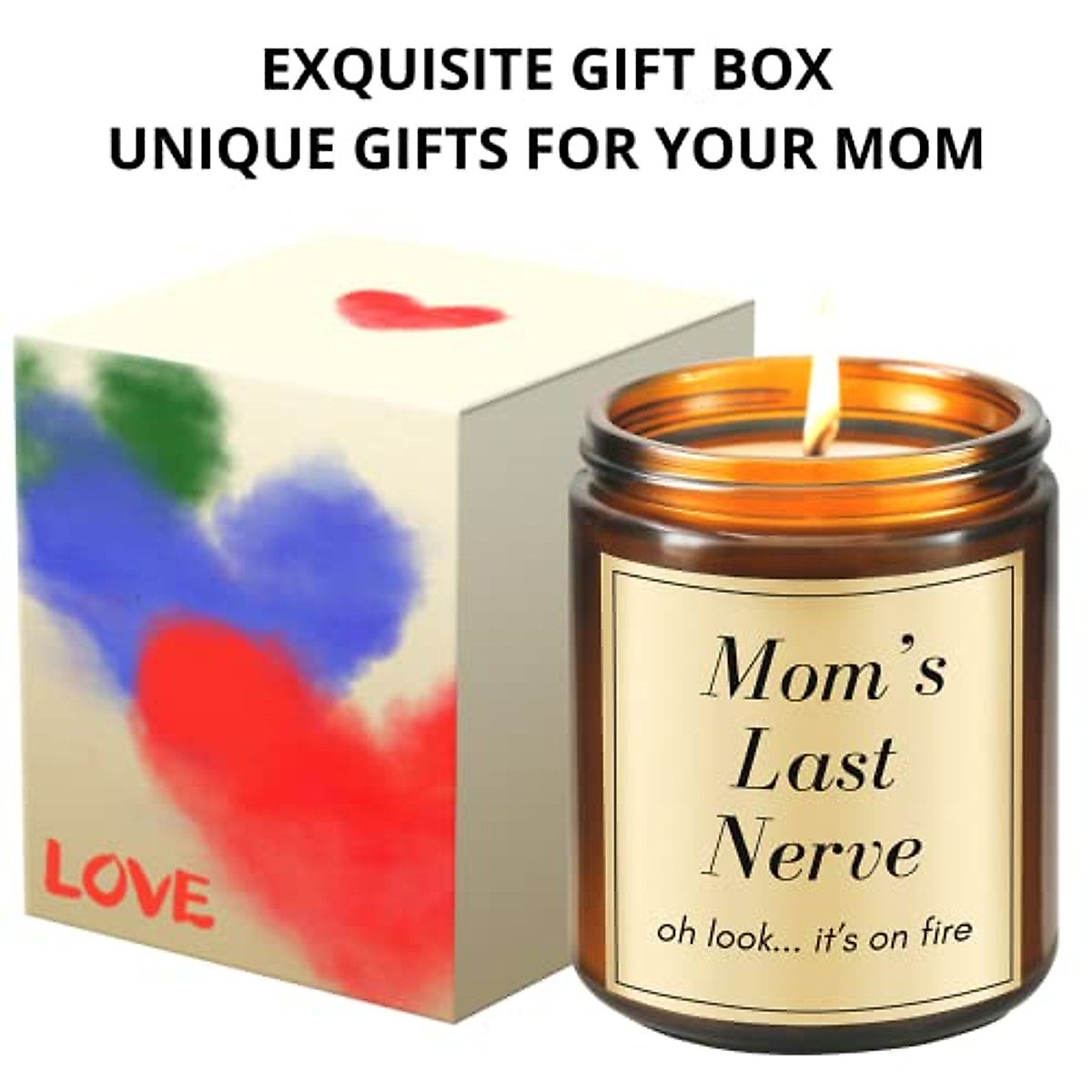 Gifts for Mom, Mothers Day Gifts, Mom Gifts from Daughter Son, Birthday Gifts for Mom, Mom Birthday Gifts, Lavender Candle