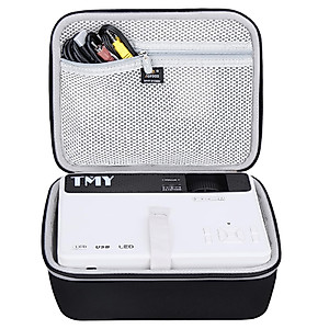Aproca Hard Travel Storage Case, for AuKing Mini PArojector 2022 / TMY Projector 7500 Lumens Portable Video-Projector