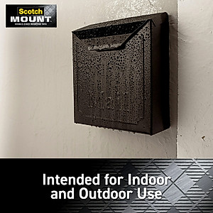 Scotch 414H-ST 051141397252 Extreme Mounting Tape, 8 Strips, Black