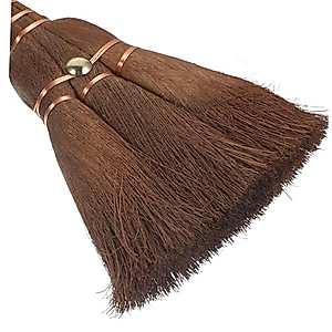 SECFOU 1 Set Pet Broom Dustpan Dust Pan Desktop Cleaner Multi-Function Mini Dustpan Small Broom and Dustpan Home Accessory Whisk Broom Tabletop Small Dustpan Pet Pooper Scooper Coir