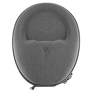 Geekria Shield Case Compatible with Beats Studio Pro, Solo3.0, Solo2.0, SoloHD, EP, Mixr Headphones, Replacement Hard Shell Travel Carrying Bag with Cable Storage (Microfiber Grey)