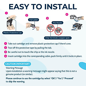Penguin Remanufactured Printer Ink Cartridge Replacement for HP 65XL,65 XL Used for Hp AMP 100 120 125 130 Deskjet 2622 2624 2652 3732 3752 Envy 5020 5030 (2 Black) Combo Pack