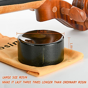 Rosin Violin Professional Dark Rosin Premium Super Sensitive Rosin for Violin Viola and Cello