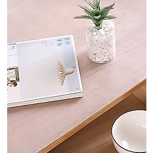 Bloss Shelf Liners for Kitchen Cabinets -12 Inch x 20 Feet, Non Adhesive Cabinet and Drawer Liner, Roll, Double Sides Liners for Drawers, Shelves, Kitchen (Clear Dots)